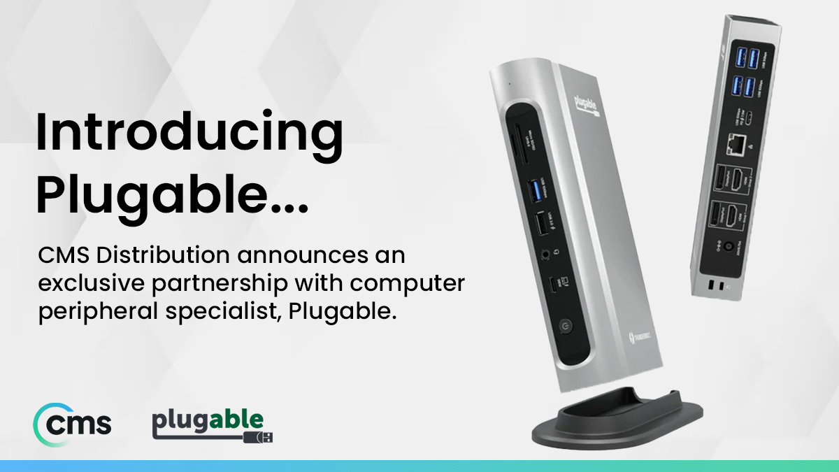 Award-winning IT connectivity accessories brand, Plugable, Partners | CMS Distribution